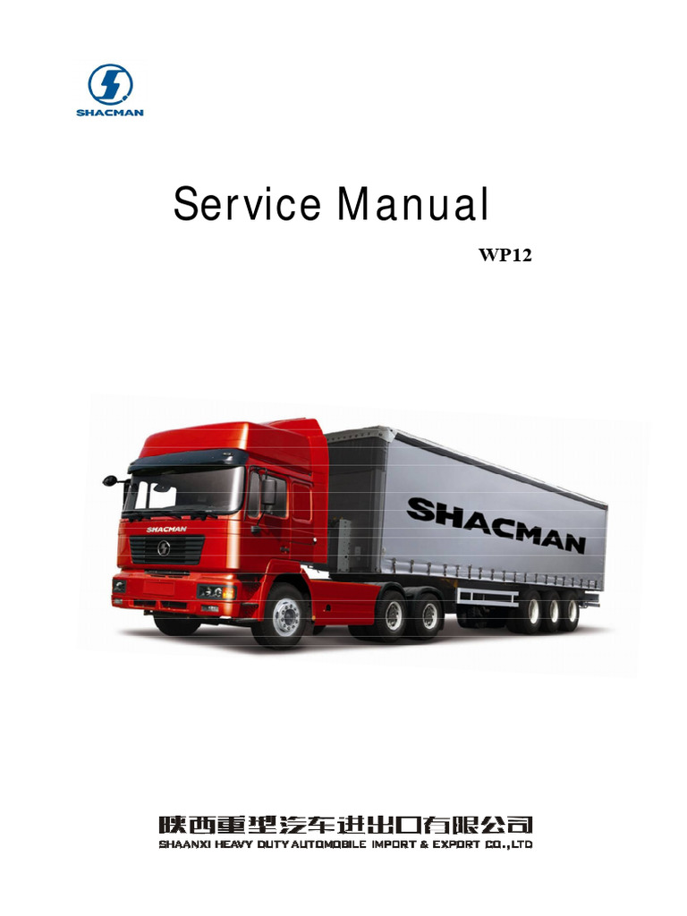 English Repair Manual WP12 | PDF | Diesel Engine | Engines