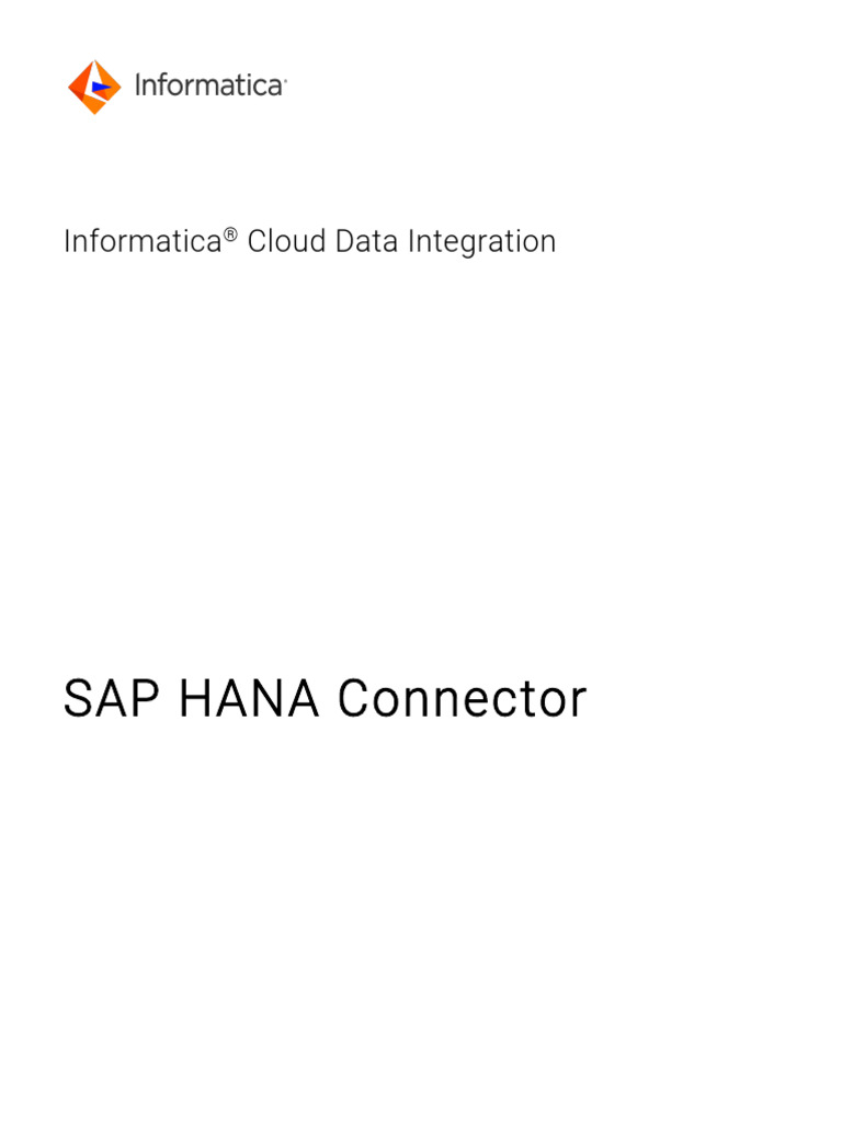 (SAP-HANA) Connector en | PDF | Parameter (Computer Programming) | Databases