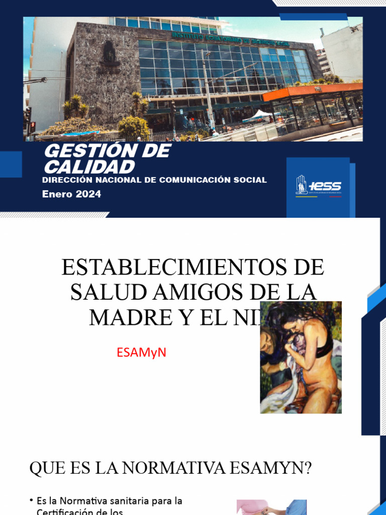 Normativa ESAMyN: Objetivos y Definición | PDF | Salud y bienestar