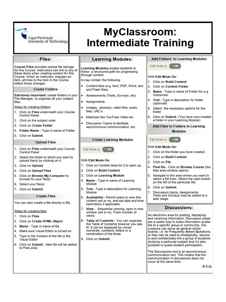 (BB) Intermediate Training Step by Step | PDF | Internet Forum | Computer File