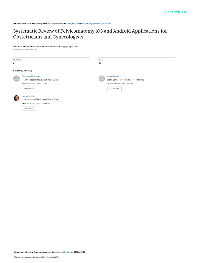 Systematic_Review_of_Pelvic_Anatomy_iOS_and.12 | PDF | Mobile App | Ios