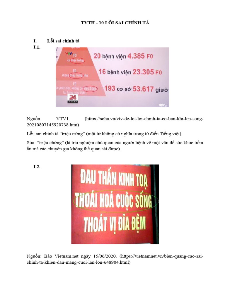 TVTH - 10 L I Sai Chính T | PDF