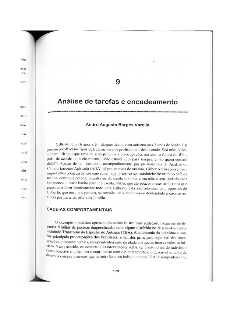 Artigo - Análise de Tarefas e Encadeamento | PDF