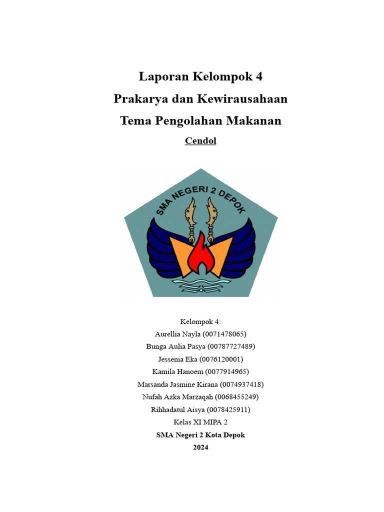 Rihhadatul Aisya Tigalima Laporan Pembuatan Makanan Khas Daerah Pdf