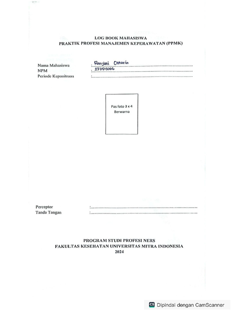 Manajemen Ranjani Oktaria - 2311515006 | PDF