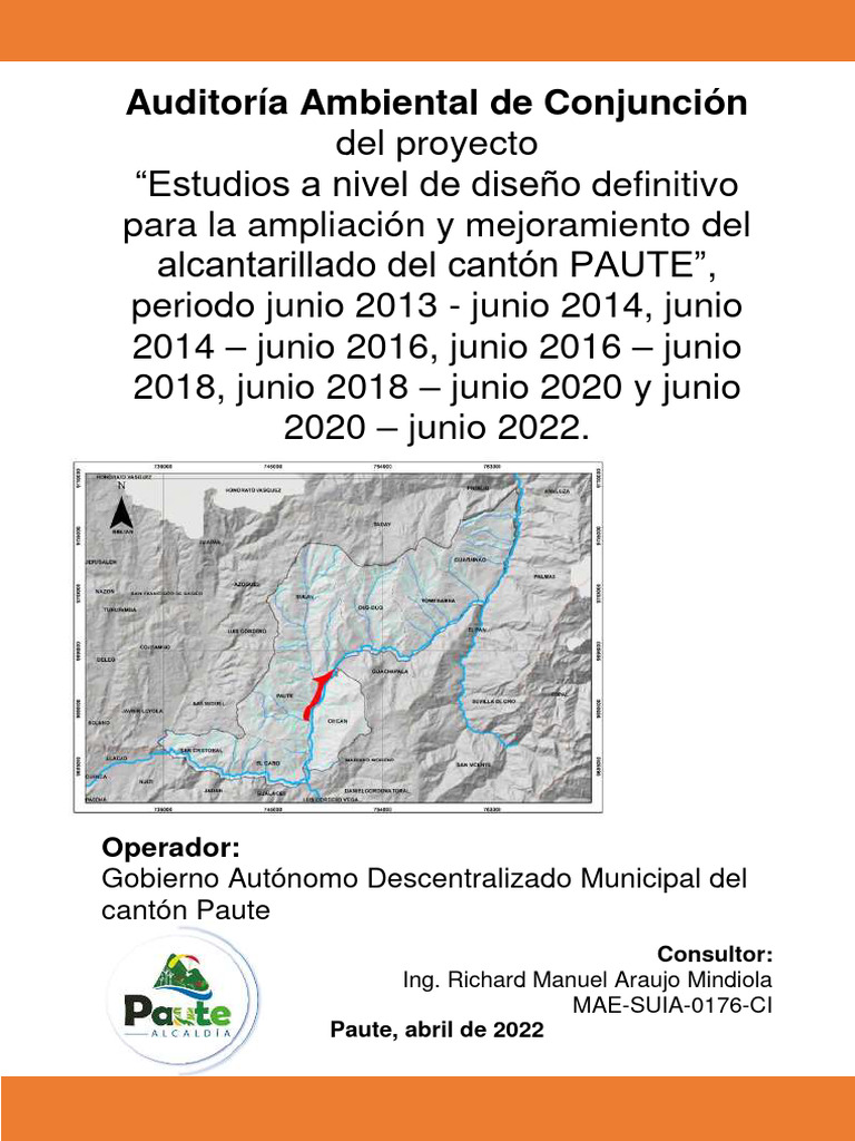 Presentar - A.A.C - Sistema de Alcantarillado Gad Paute - 20abril2022 ...