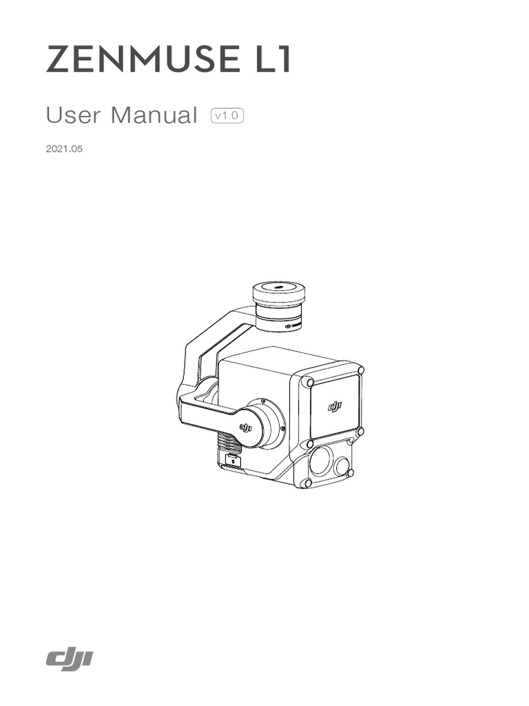 Zenmuse L1 User Manual en 1 | PDF | Lidar | Field Of View