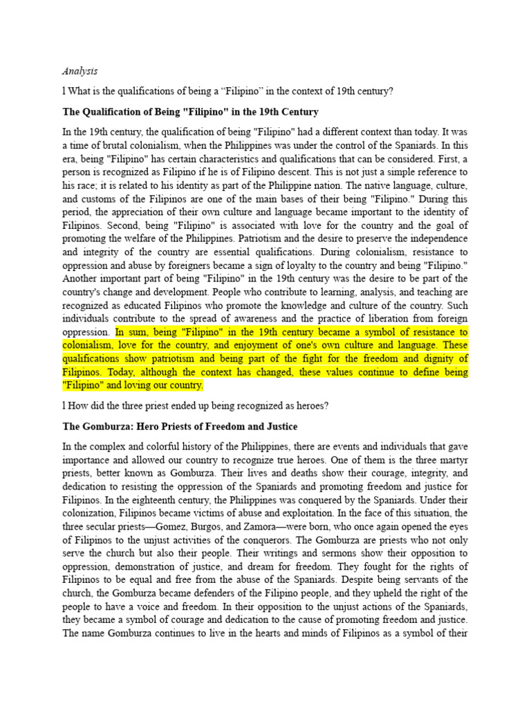 Analysis GomBurZa | Download Free PDF | Philippines