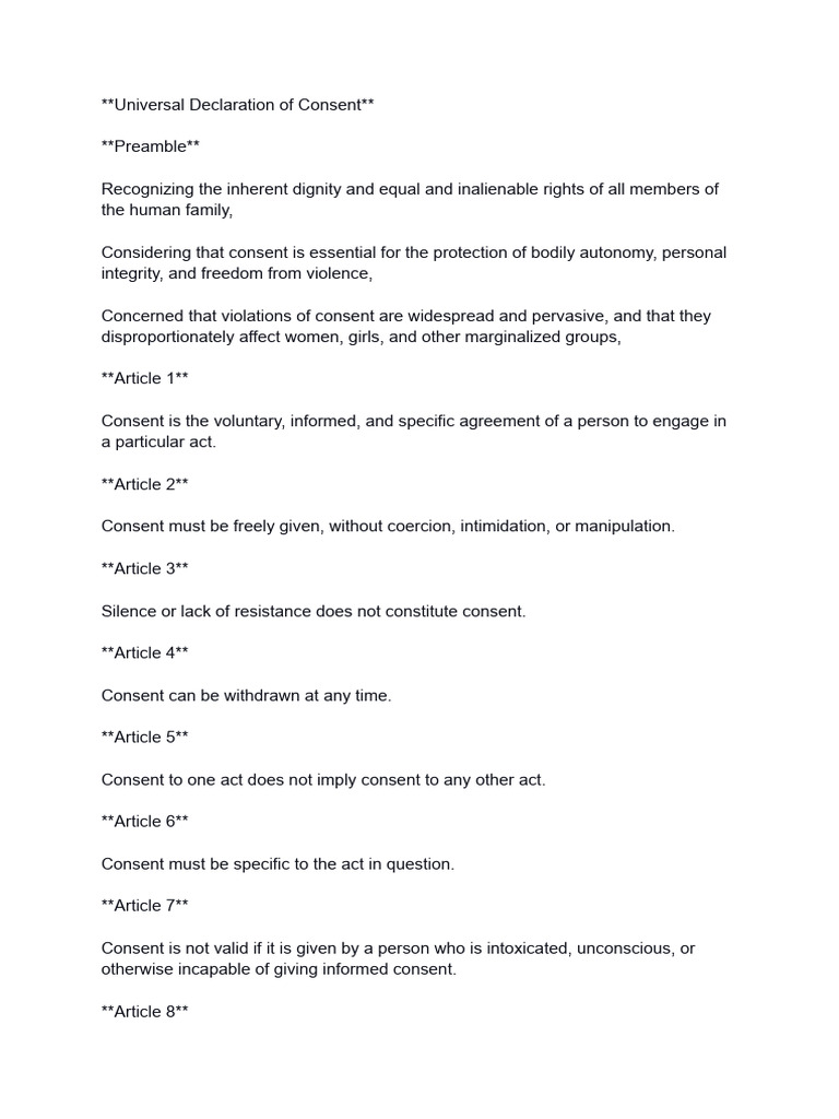 Consent Rights for All | PDF