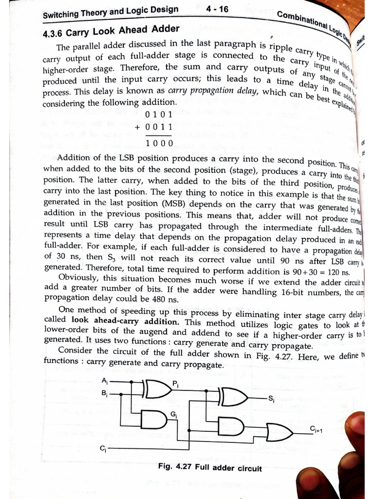 Carry Look-Ahead-Adder | PDF