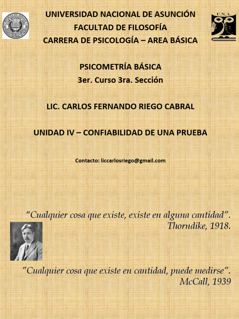3. Fiabilidad de un Instrumento - Aula - Carlos Riego | PDF | Validez ...