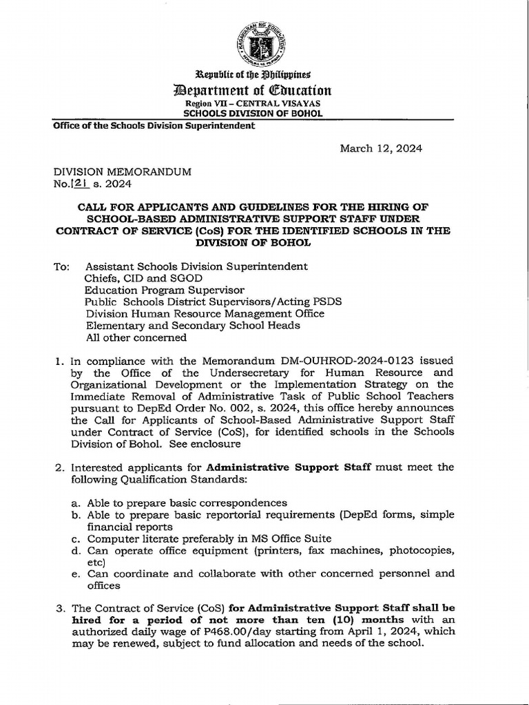 DM No. 121 S. 2024 - 0001 | PDF