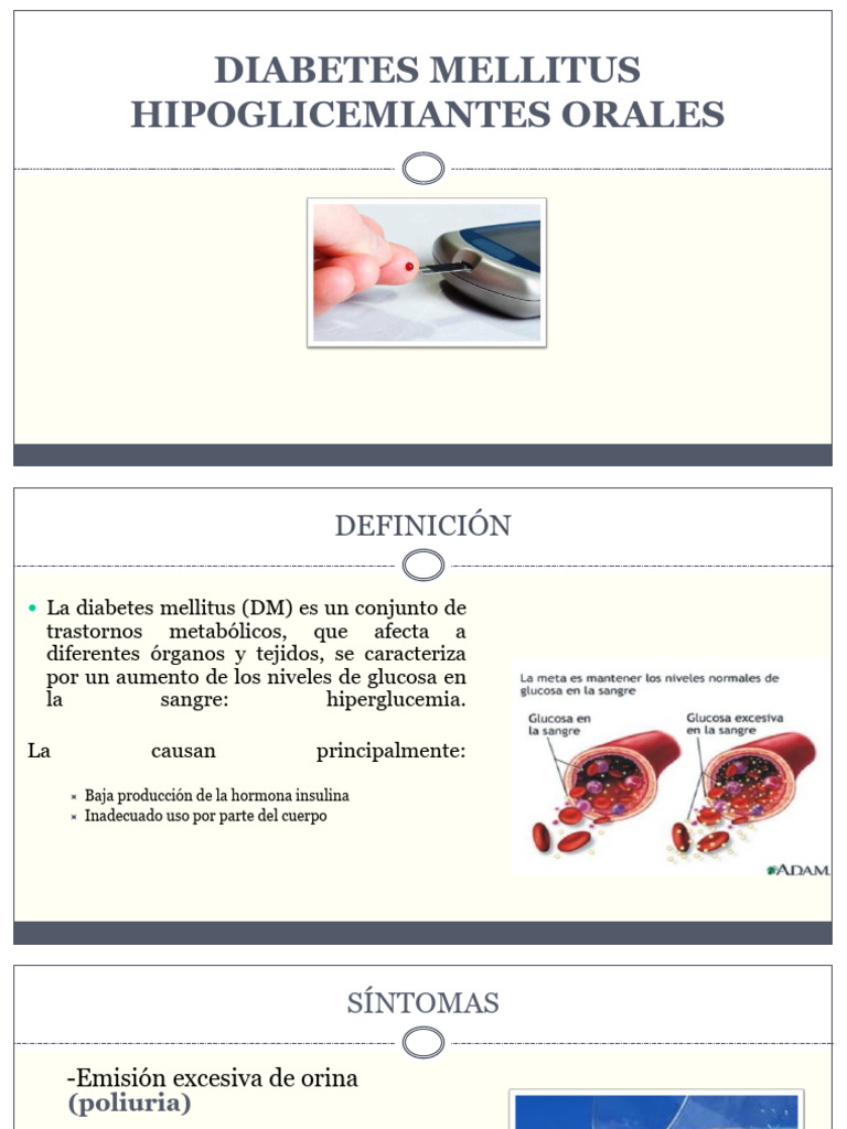 Hipoglicemiantes e insulinas | PDF | Diabetes | Sistema endocrino