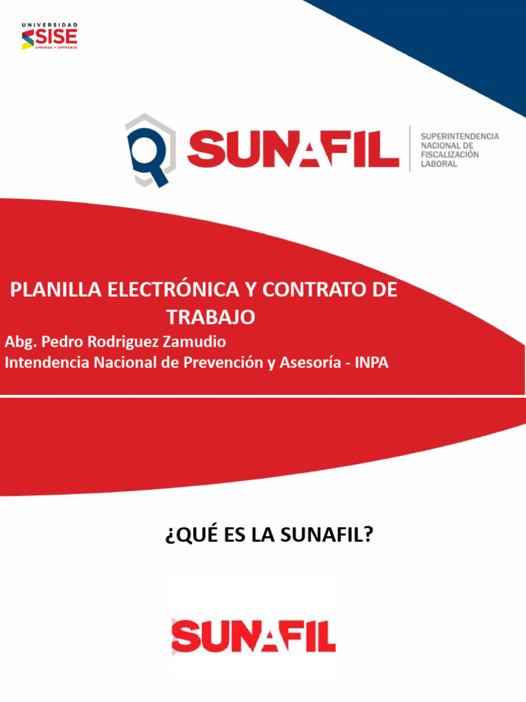 SUNAFIL -CONTRATOS DE TRABAJO | PDF | Derecho laboral | Salario