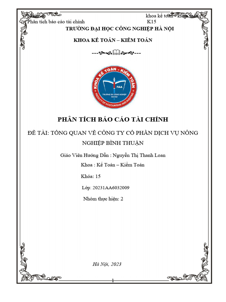 PTBCTC Nhóm 2 Done | PDF