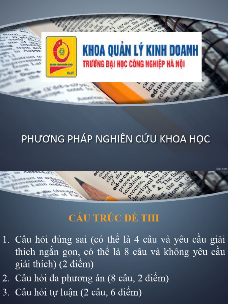 ÔN TẬP MÔN PPNCKH | PDF