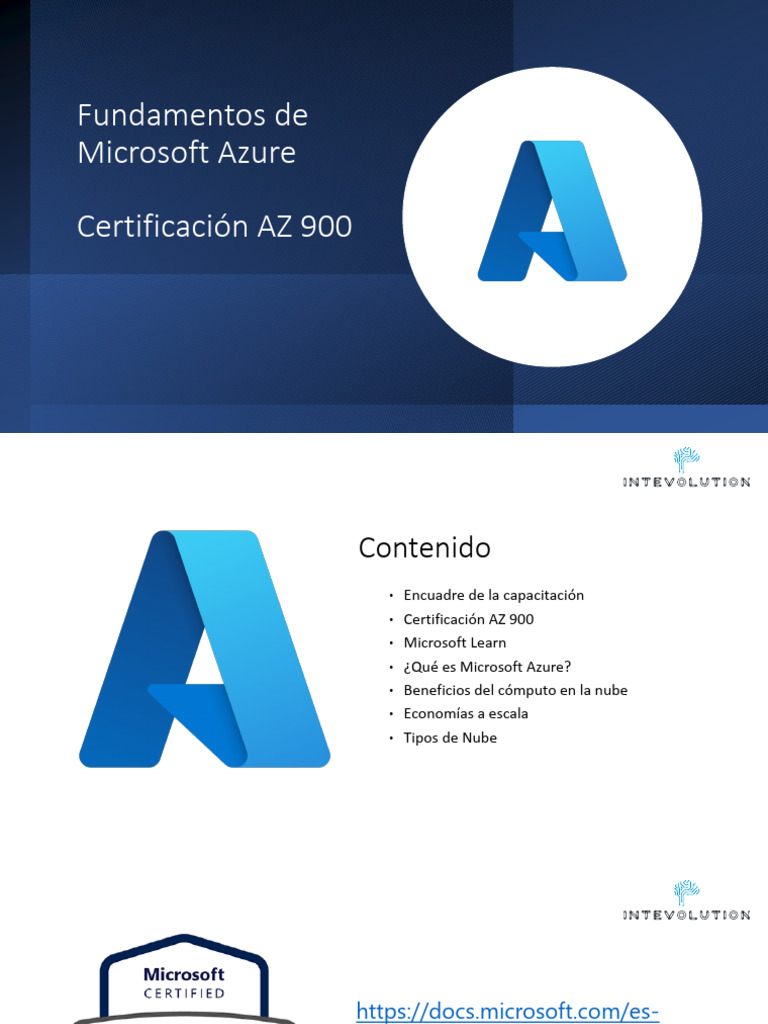Sesión 01 - Fundamentos de Microsoft Azure | Descargar gratis PDF | Computación en la nube ...