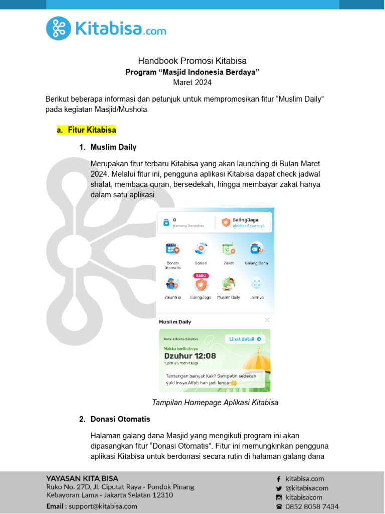 Handbook - Masjid Indonesia Berdaya | PDF | Bisnis | Pengelolaan Keuangan & Uang
