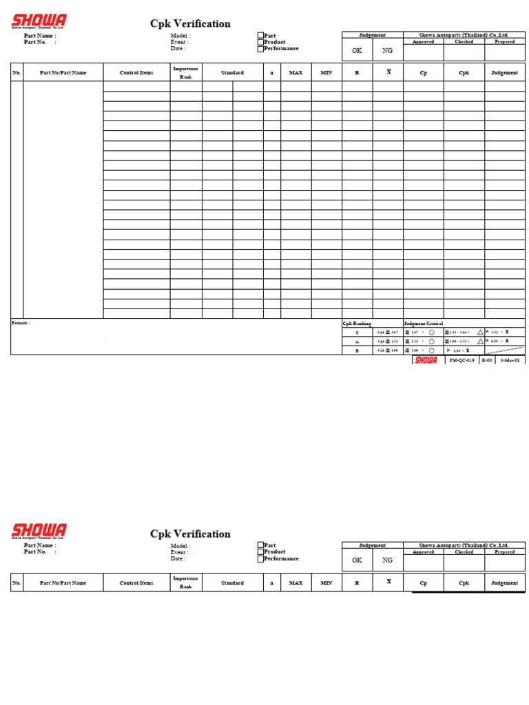 6) CPK Verification | PDF