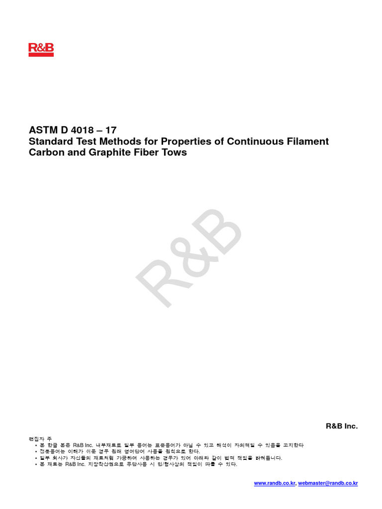 ASTM D4018 (한글) | PDF