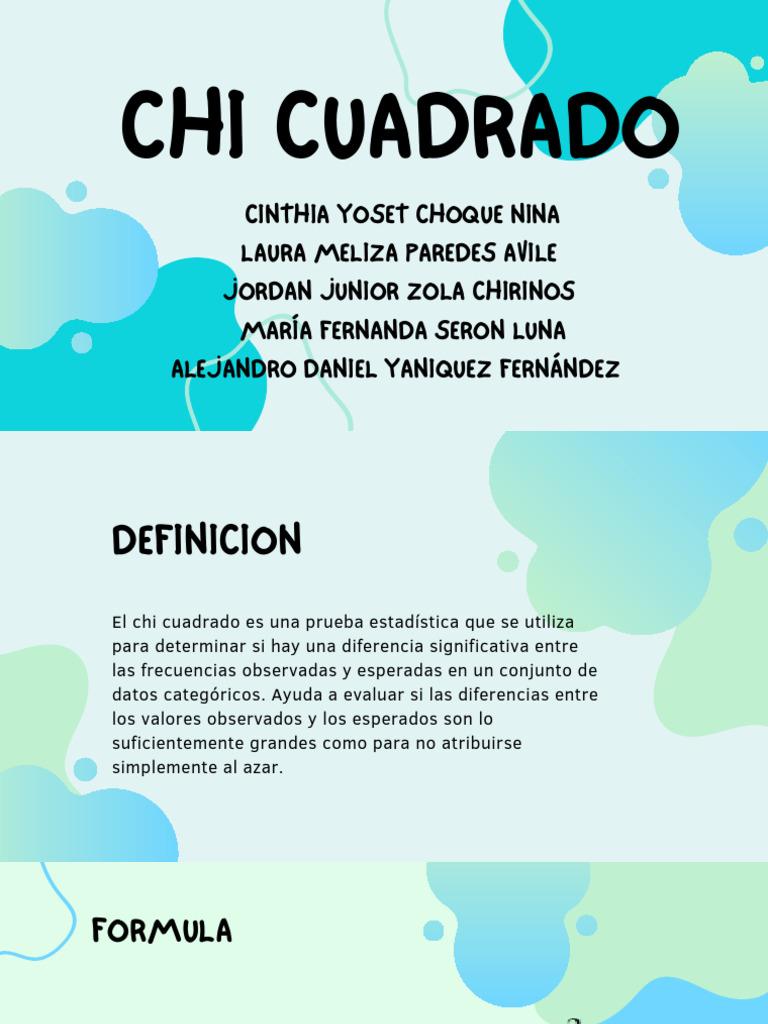 Chi Cuadrado | PDF