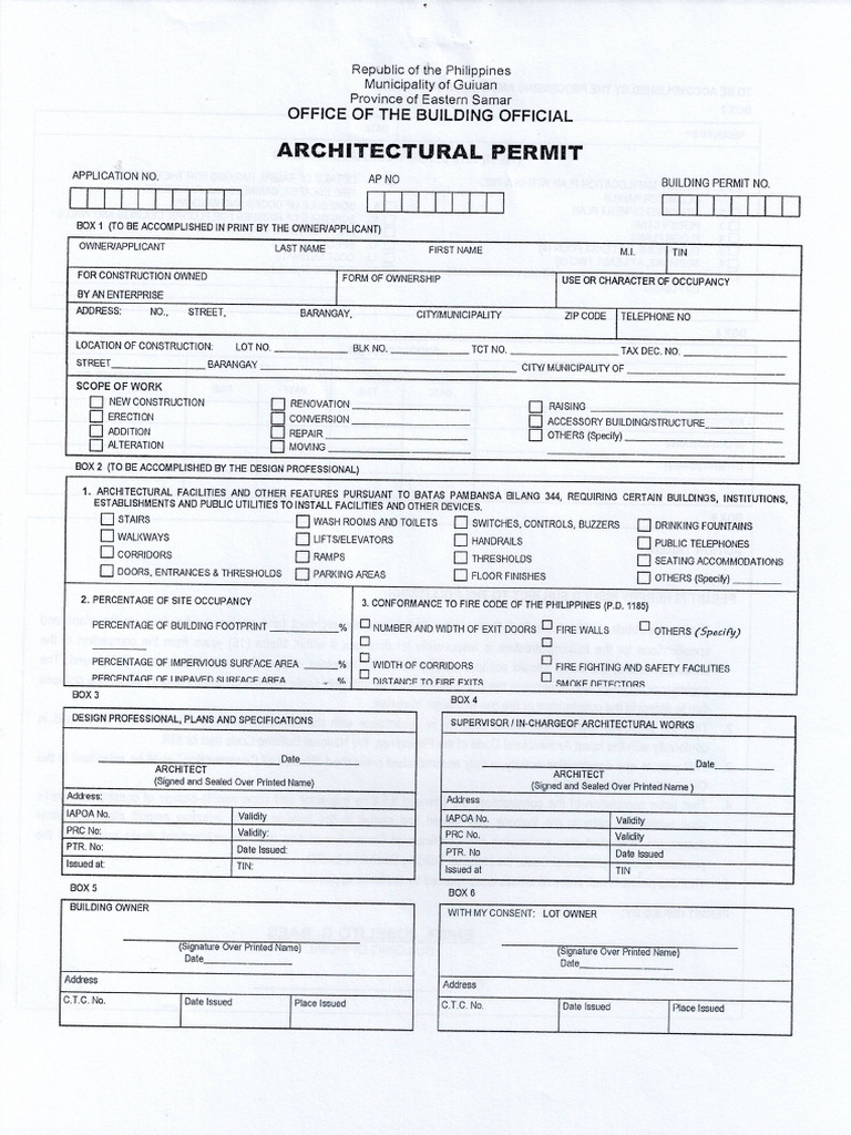 Architectural Permit | PDF