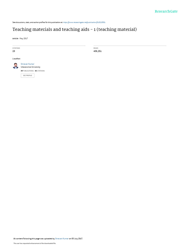 Paper 12 Module 24 Etext | PDF | Teachers | Learning