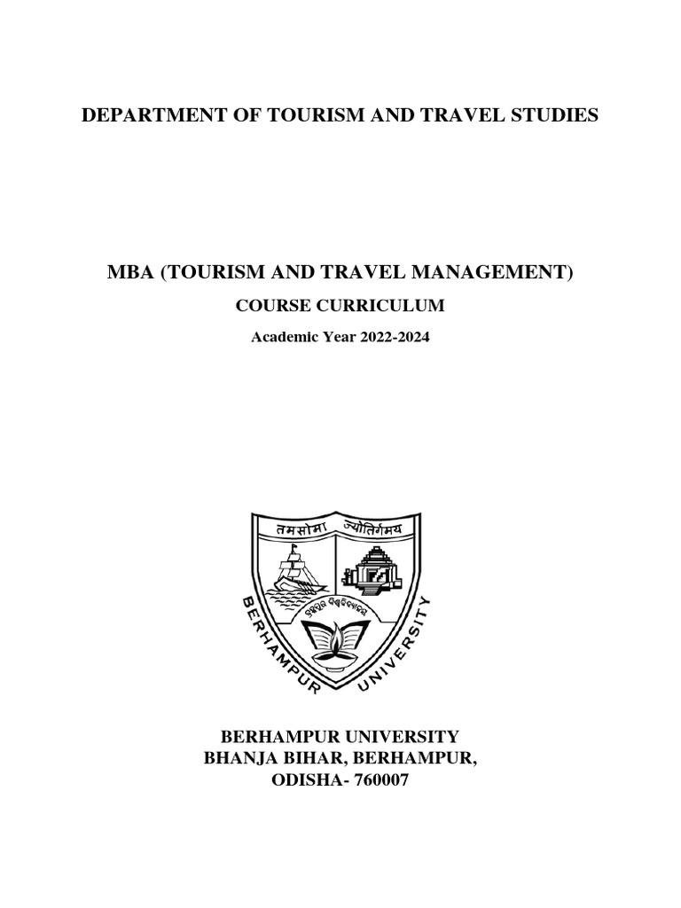 Tourism and Travel Studies | PDF | Marketing | Methodology