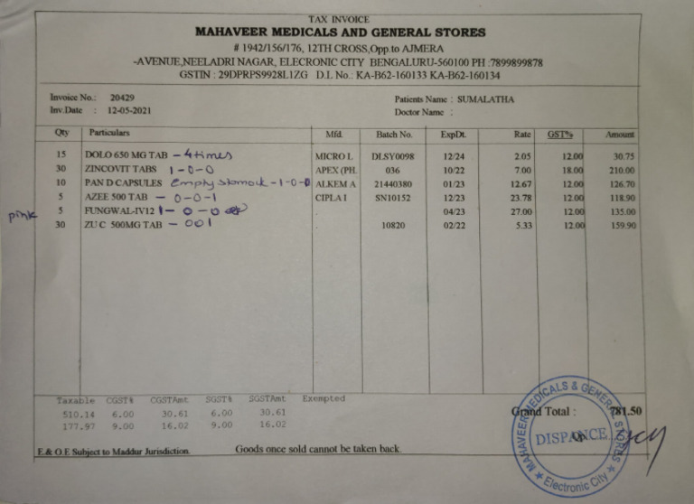 Medicine Bill Design | PDF | Government | Trade
