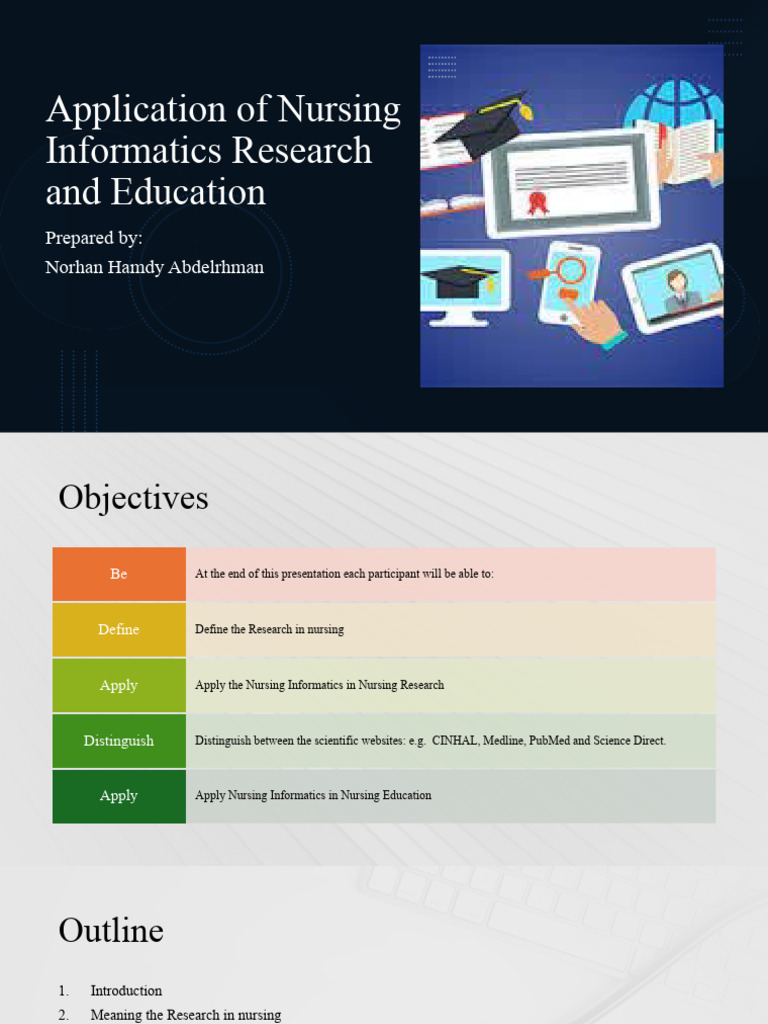 Application of Nursing Informatics Research and Education | PDF ...