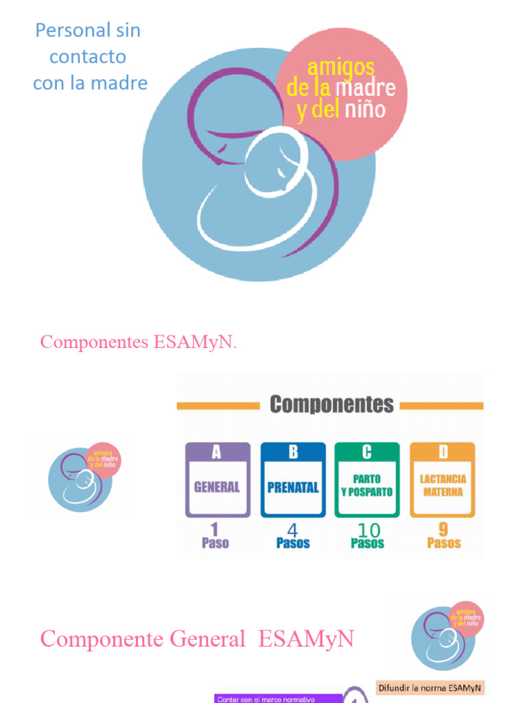 ESAMyN Personal SIN Contacto Con La Madre | PDF | Amamantamiento | Parto