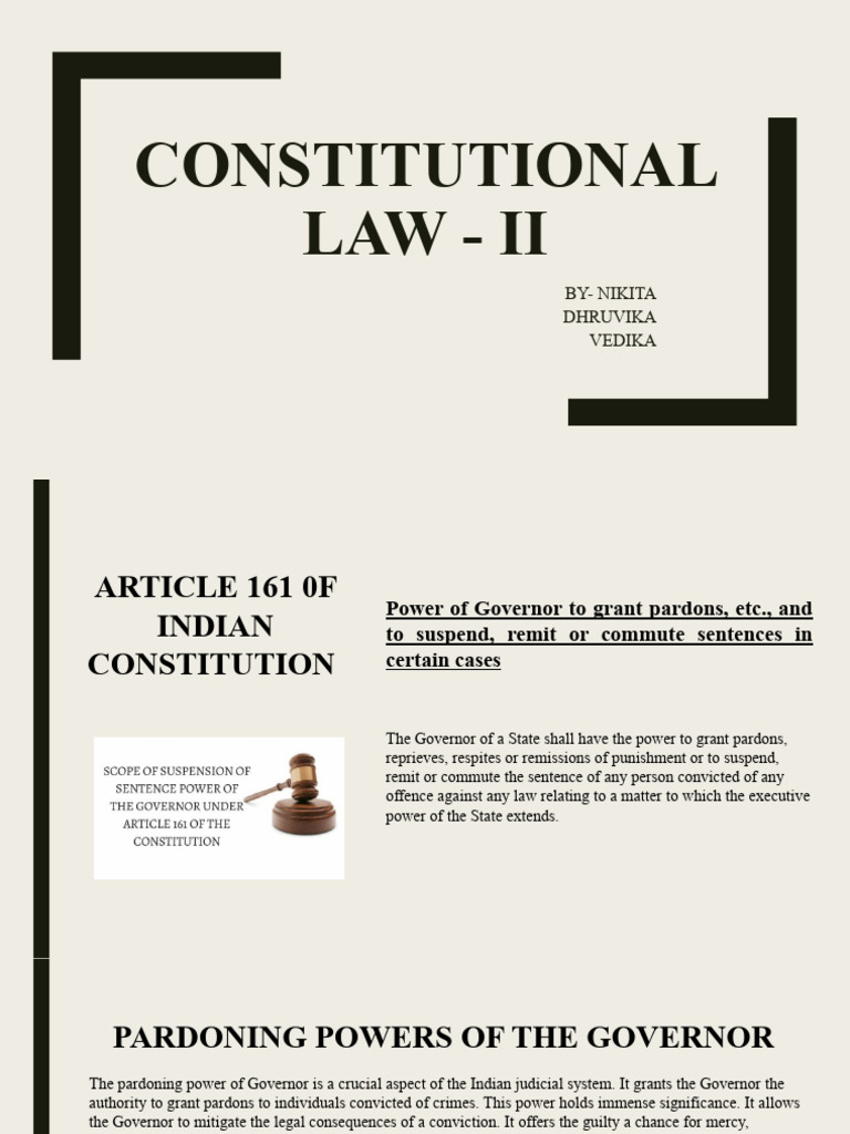 Consti | PDF | Pardon | Criminal Law