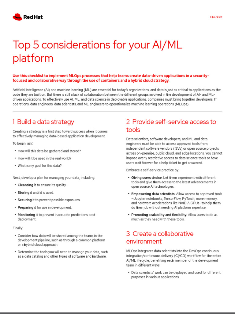 CL Implement Mlops Processes Help Teams Collaborate Checklist f30124 ...