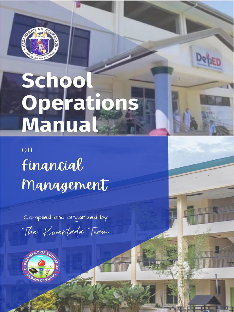 School Operations Manual on Financial Management SOMFM 1 | PDF ...