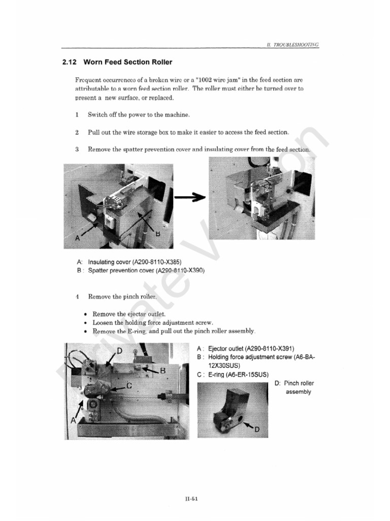 Feed Roller & Pinch Roller | PDF