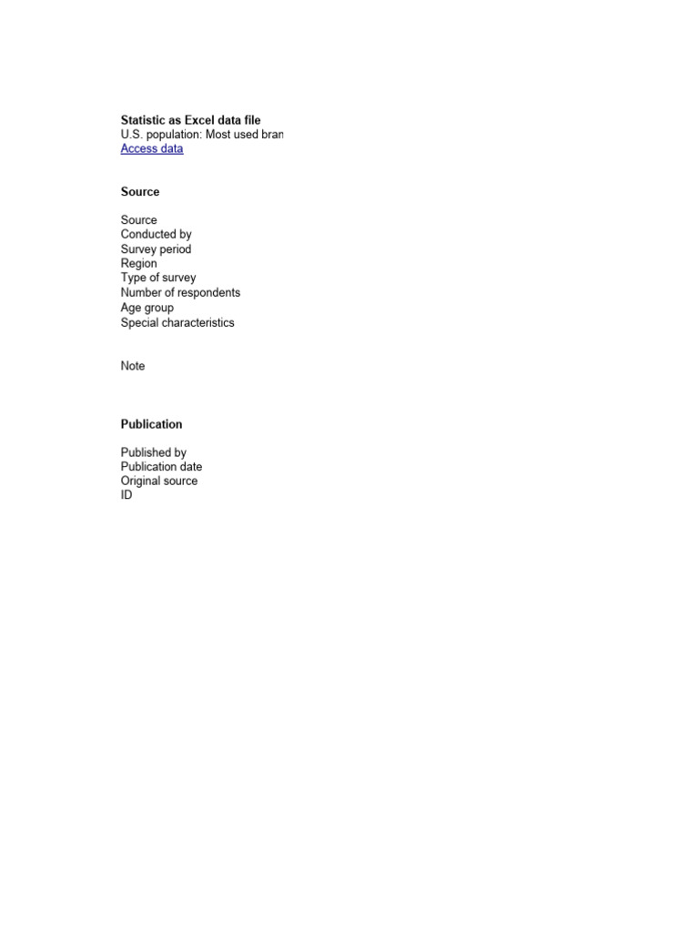 U.S. Bar Soap Brand Trends 2011-2020 | PDF | Personal Hygiene Products