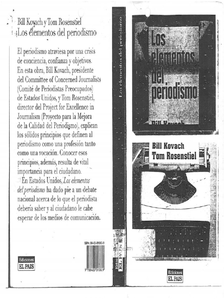Libro Los Elementos Del Periodismo. (Kovach-Rosenstiel) | PDF