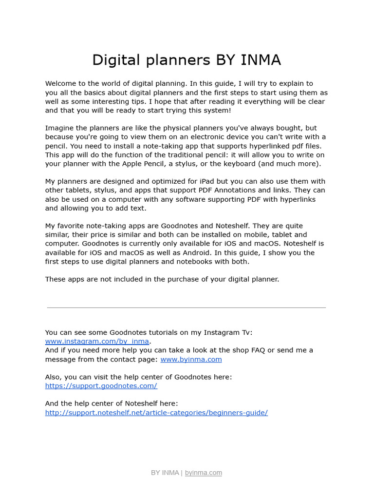 Goodnotes+Noteshelf First Steps | PDF | Ios | Zip (File Format)