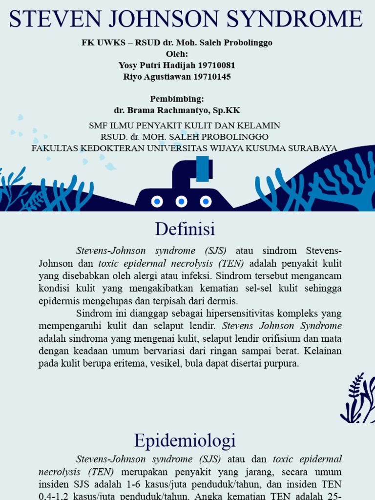 Steven Johnson Syndrome | PDF