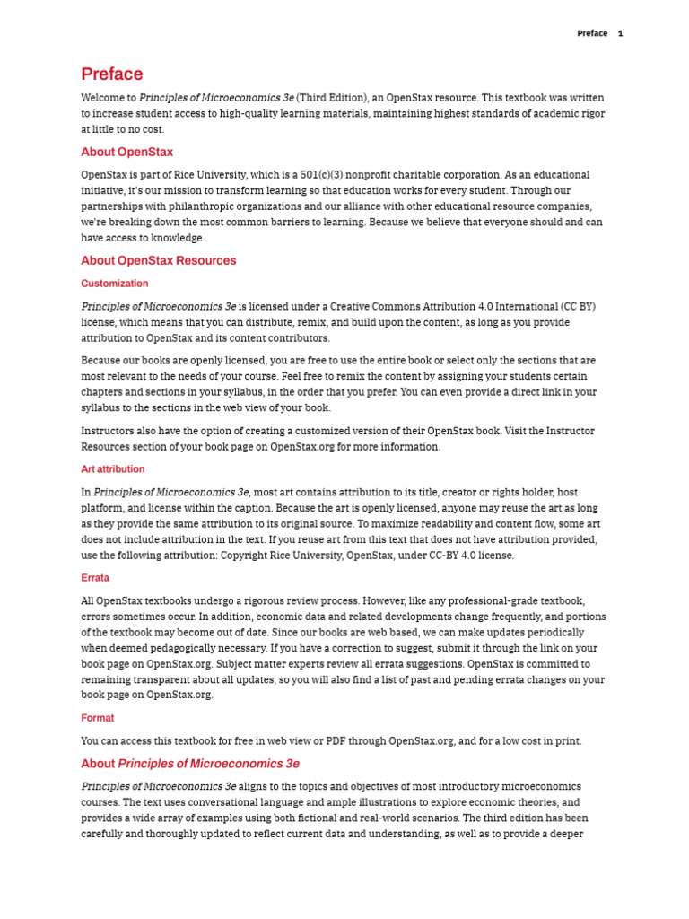 Microeconomics 3 | PDF | Finance & Money Management