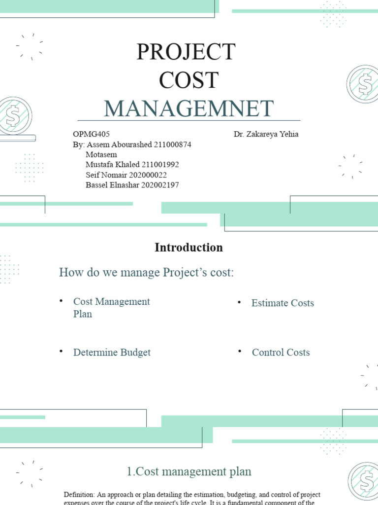 Project Management Project 1 | Download Free PDF | Project Management ...