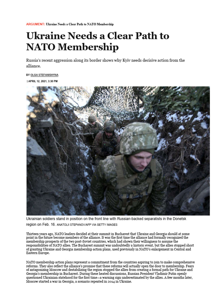 Ukraine Nato | PDF