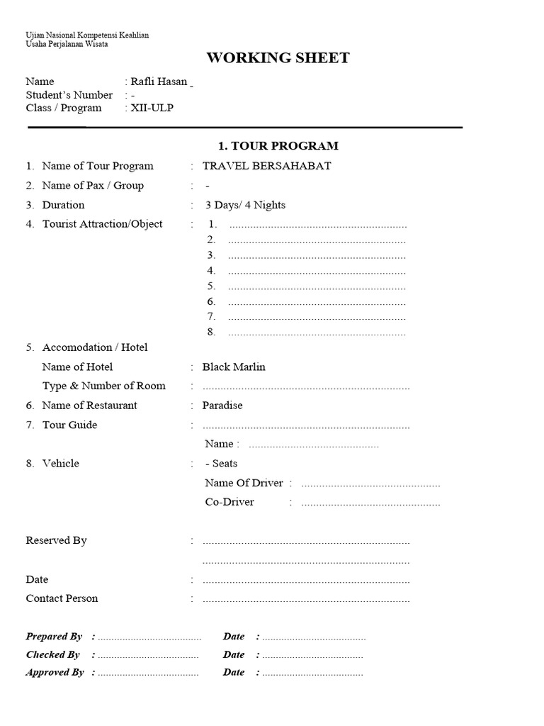 Format Paket Tour Pdf