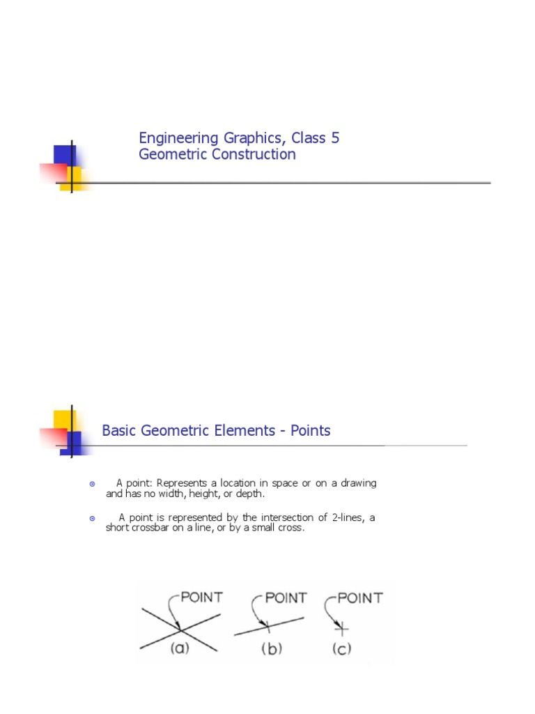 Geometric Construction Basics for Engineers | PDF | Ellipse | Triangle