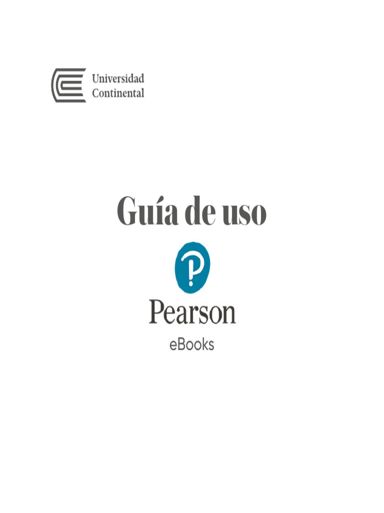 Guía para acceder a eBooks Pearson | PDF | Software | Informática