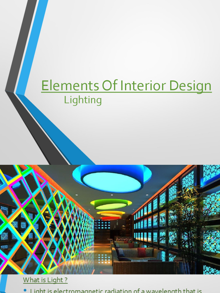 T Elements of Interior Design-Part 4 Lighting | PDF | Lighting ...