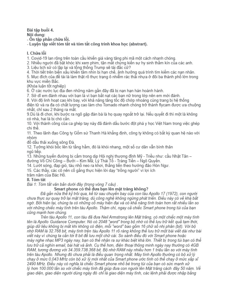Bài Tập Buổi 4 - Tom Tat | PDF