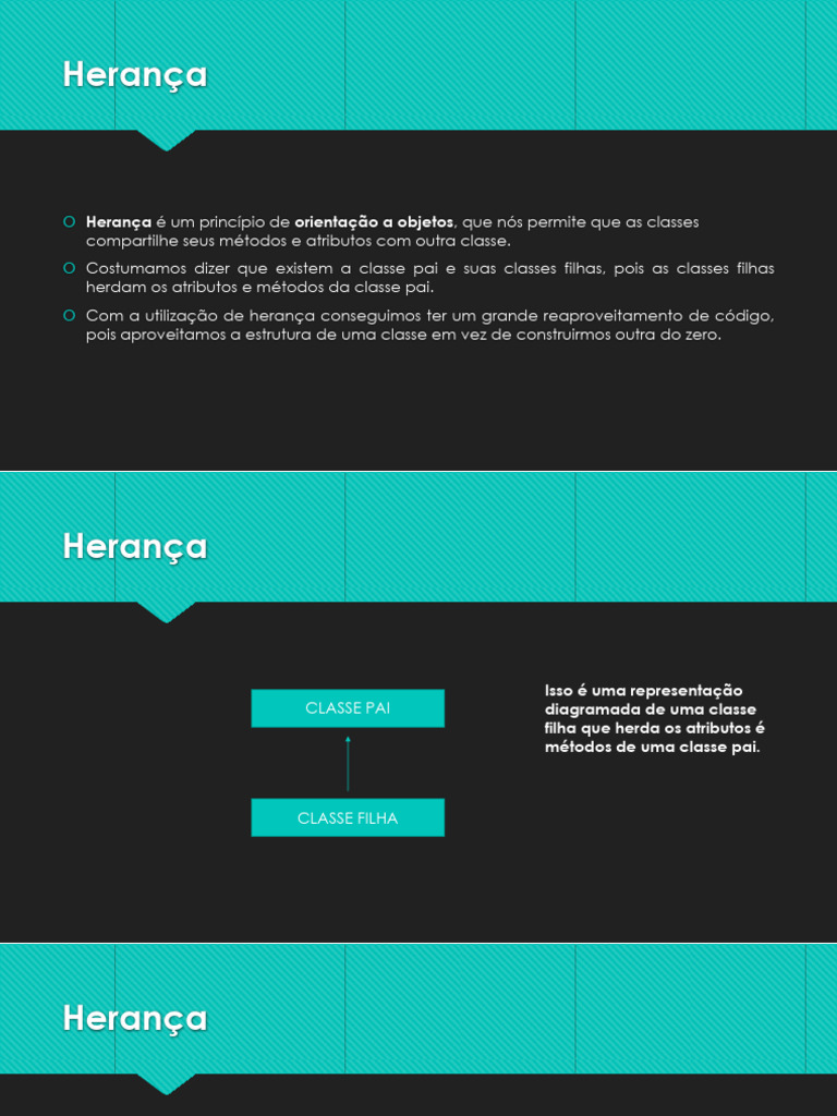 Herança em Programação Orientada a Objetos | PDF | Classe (programação ...