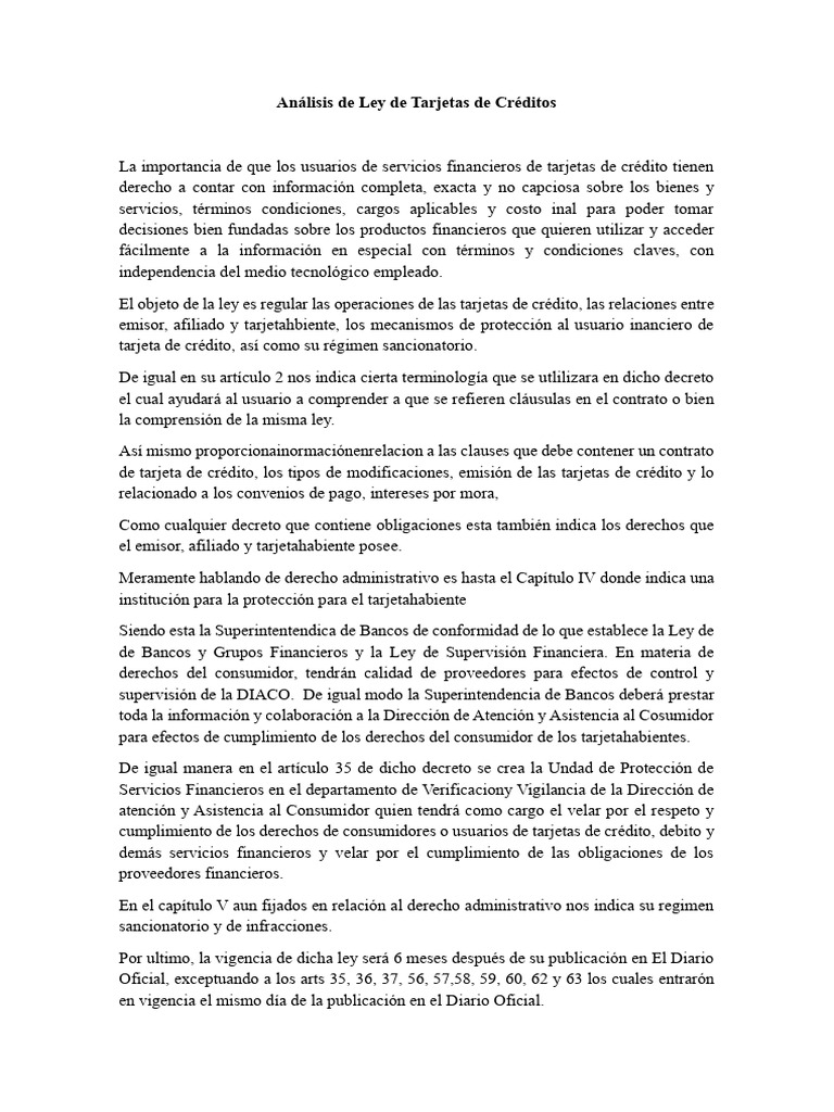 Resumen Sobre La Nueva Ley de Tarjetas en Guatemala | PDF | Tarjeta de ... Resumen Sobre La Nueva Ley de Tarjetas en Guatemala | PDF | Tarjeta de ...