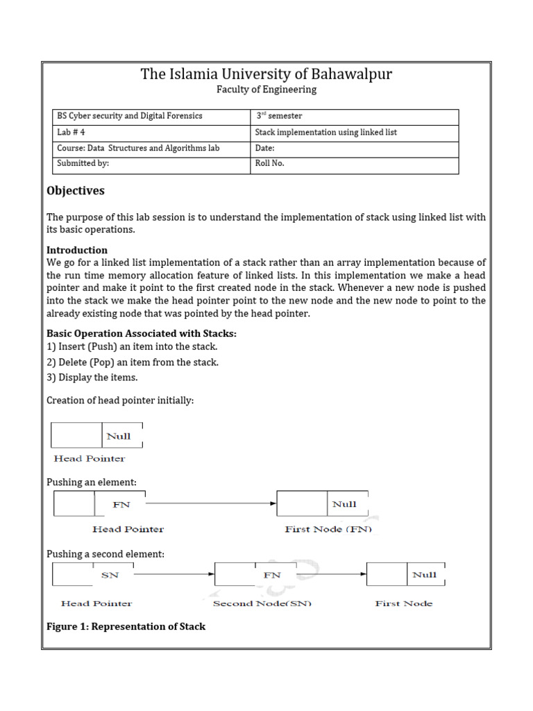 Our DSA Lab 4 | PDF | Pointer (Computer Programming) | Namespace Our DSA Lab 4 | PDF | Pointer (Computer Programming) | Namespace
